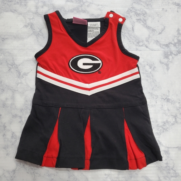 Team Athletics | Dresses | University Of Georgia Cheer Dress Girls 2 ...